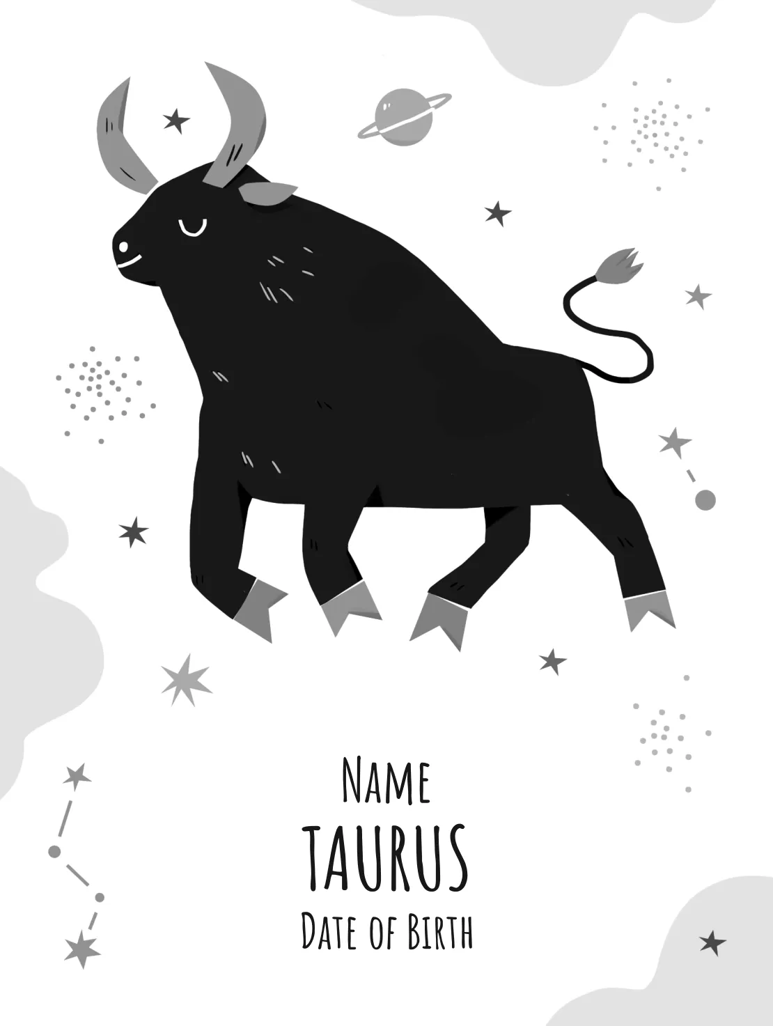 Star Sign Poster - Taurus | My Best Book
